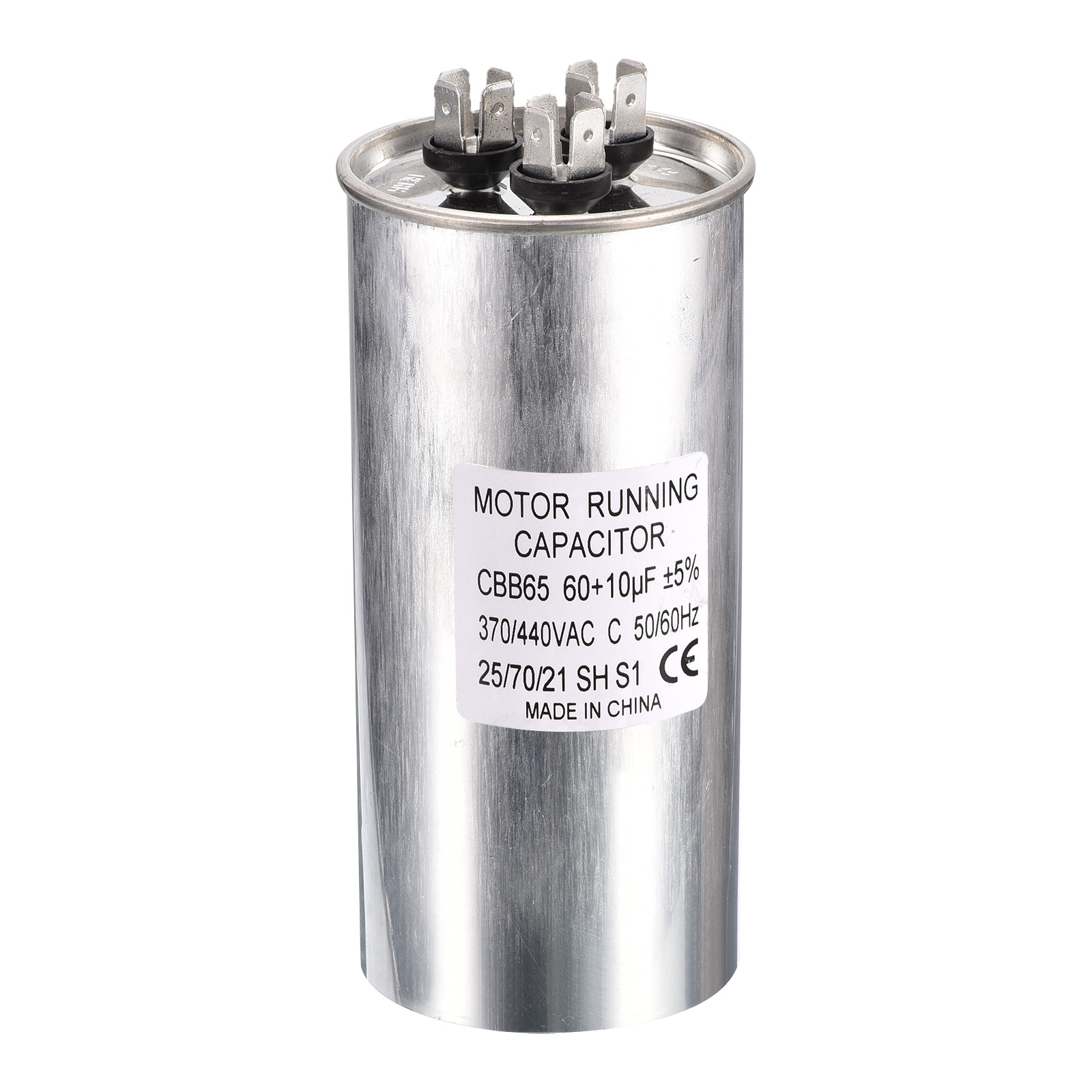 Uxcell Fan Start Capacitor, 6010uF 370VAC 440VAC, CBB65 Circular Run Capacitor, for Air ...