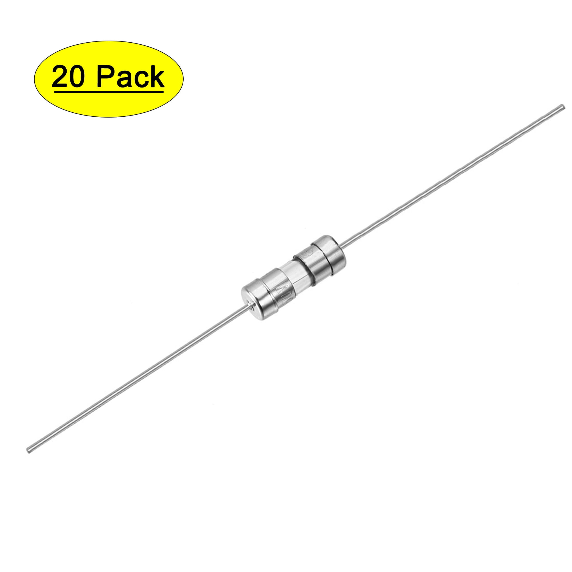 Uxcell Fast Acting Blow Fuse Axial Glass Fuse 3.6mm x 10mm 250V F4A ...