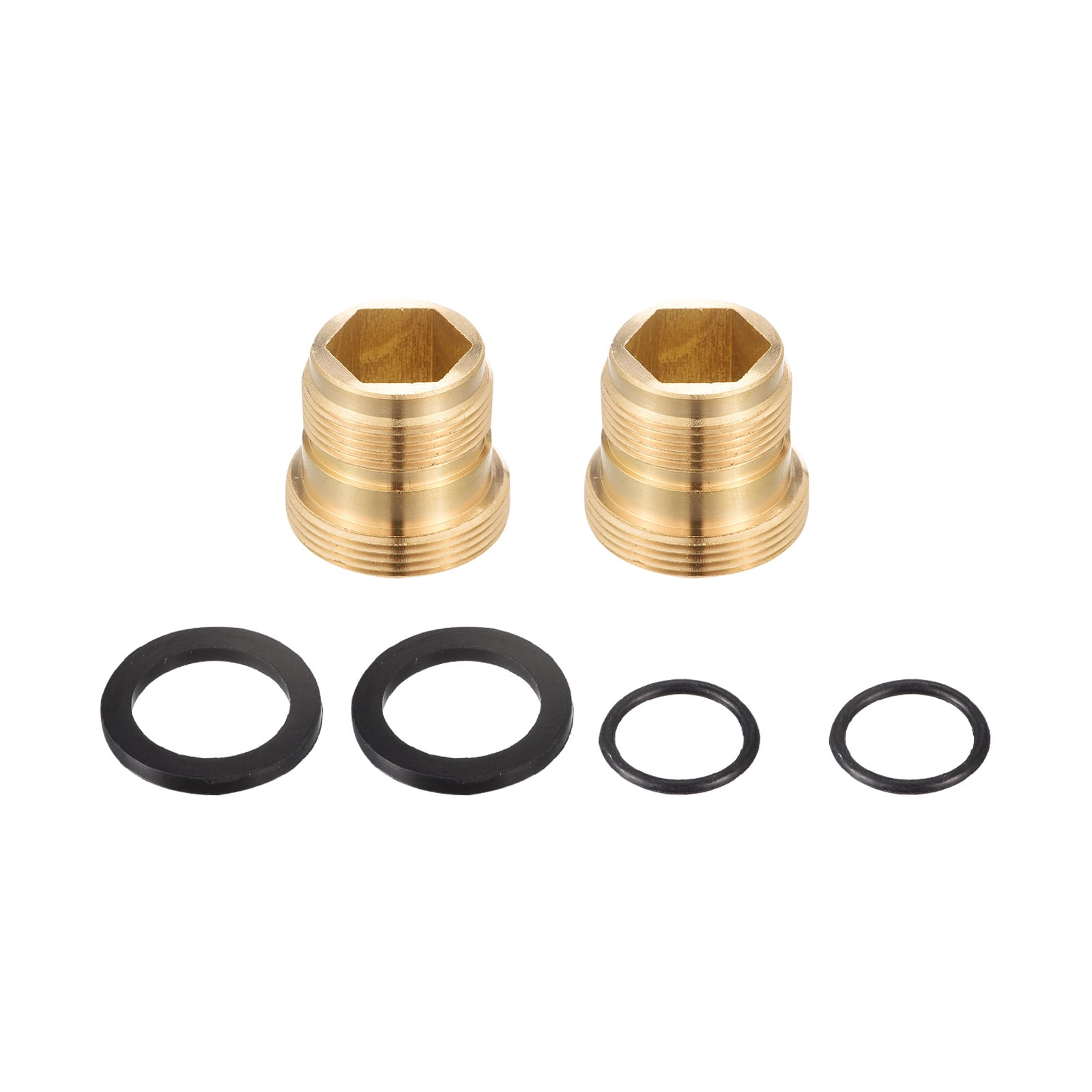 Uxcell Faucet Adapter, M18.2mmx5mm Male Thread to M22mmx5mm Male Thread ...