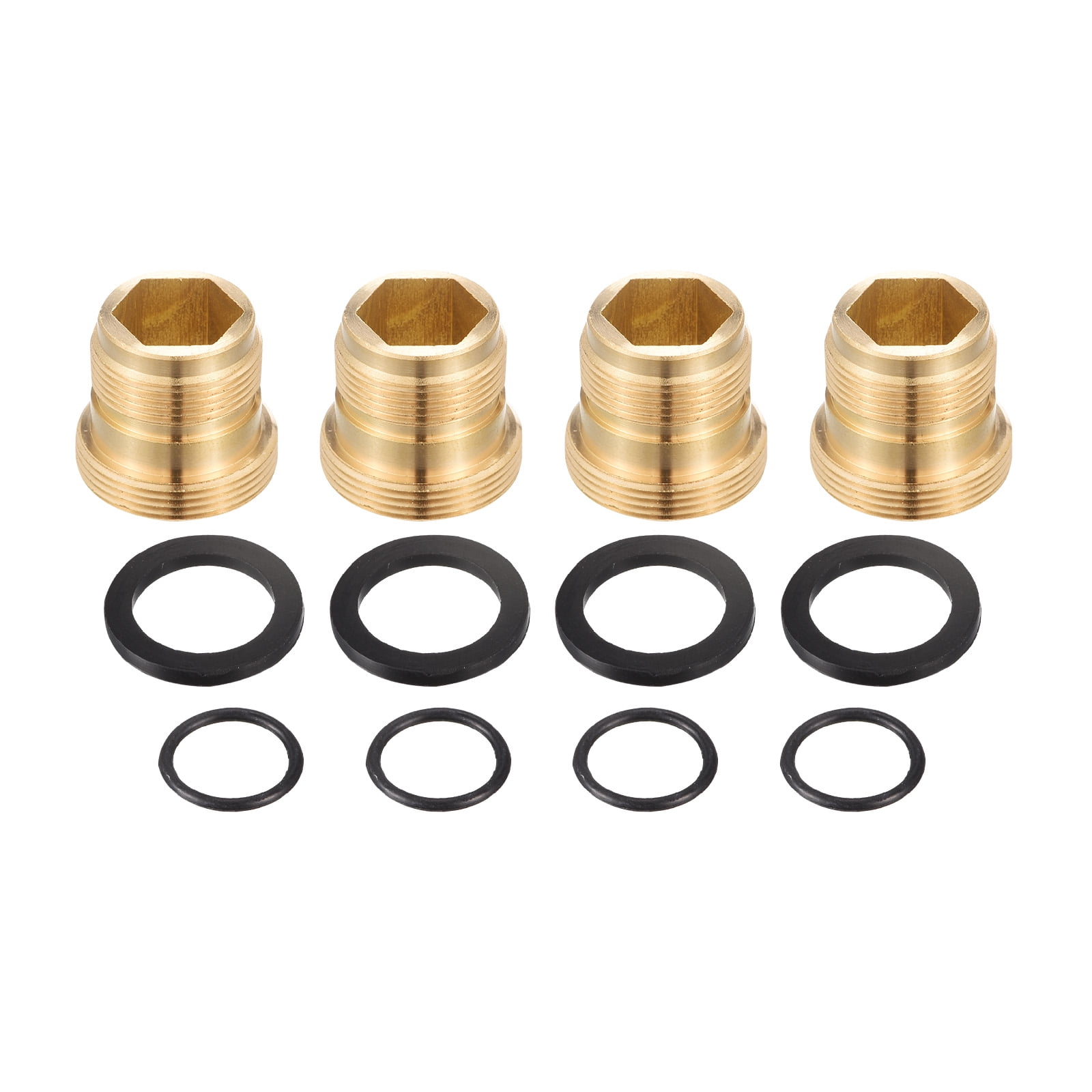 Uxcell Faucet Adapter, M18.2mmx5mm Male Thread to M22mmx5mm Male Thread ...