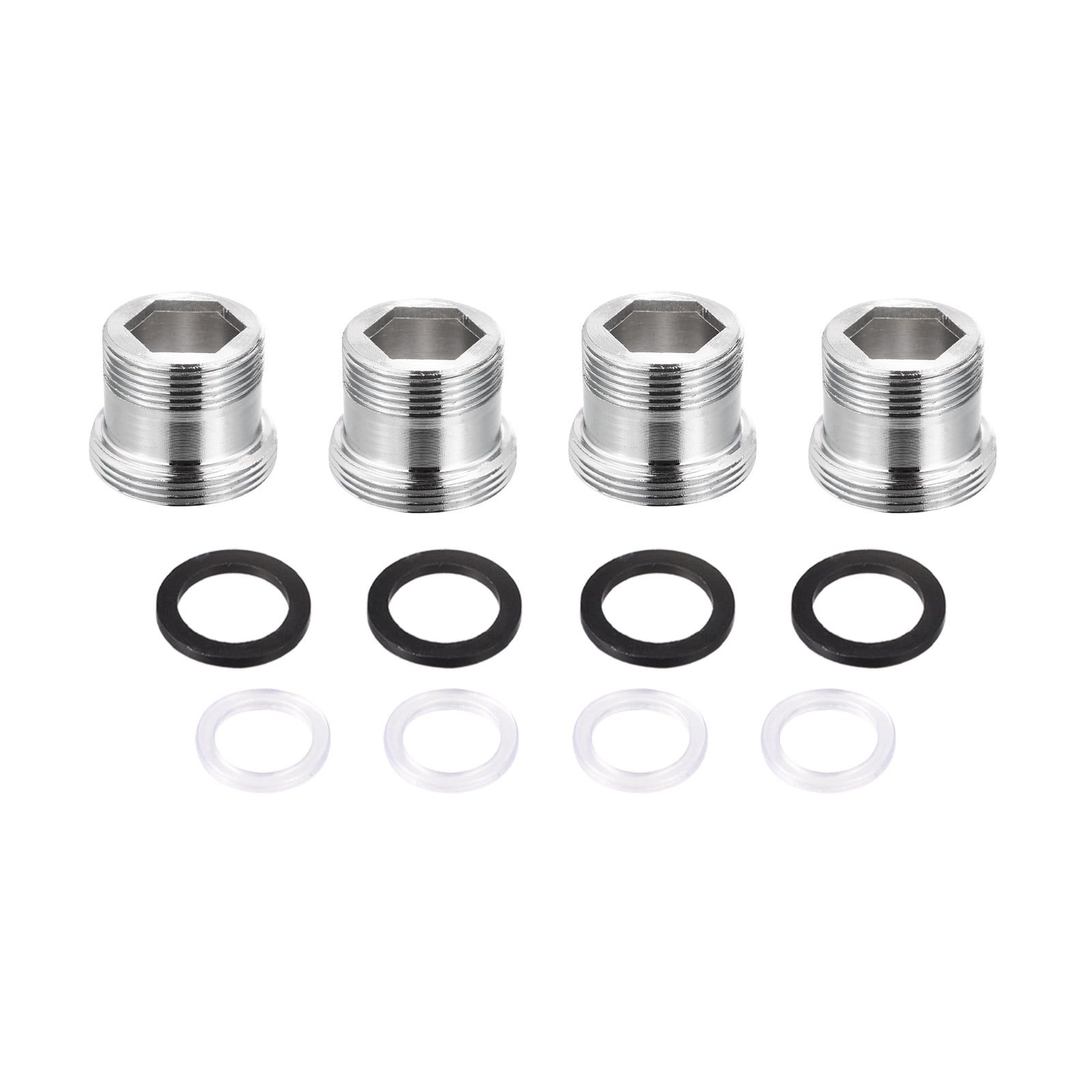 Uxcell Faucet Adapter, M19mmx6mm Male Thread to M22mmx5mm Male Thread ...