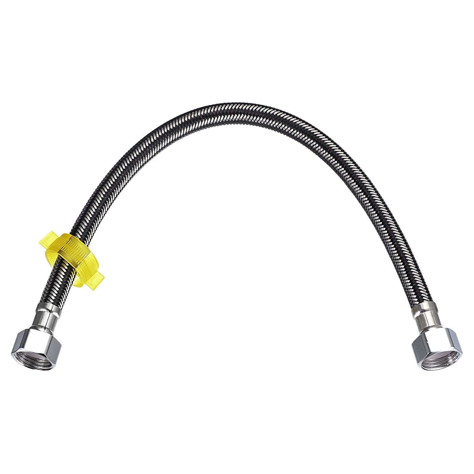 Uxcell Faucet Supply Line Connector, G1/2 Female x G1/2 Female 16 Inch ...