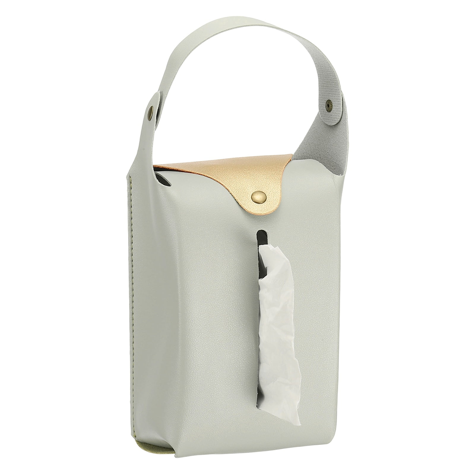 Uxcell Faux Leather Tissue Box Cover, Rectangular PU Tissue Box Cover ...