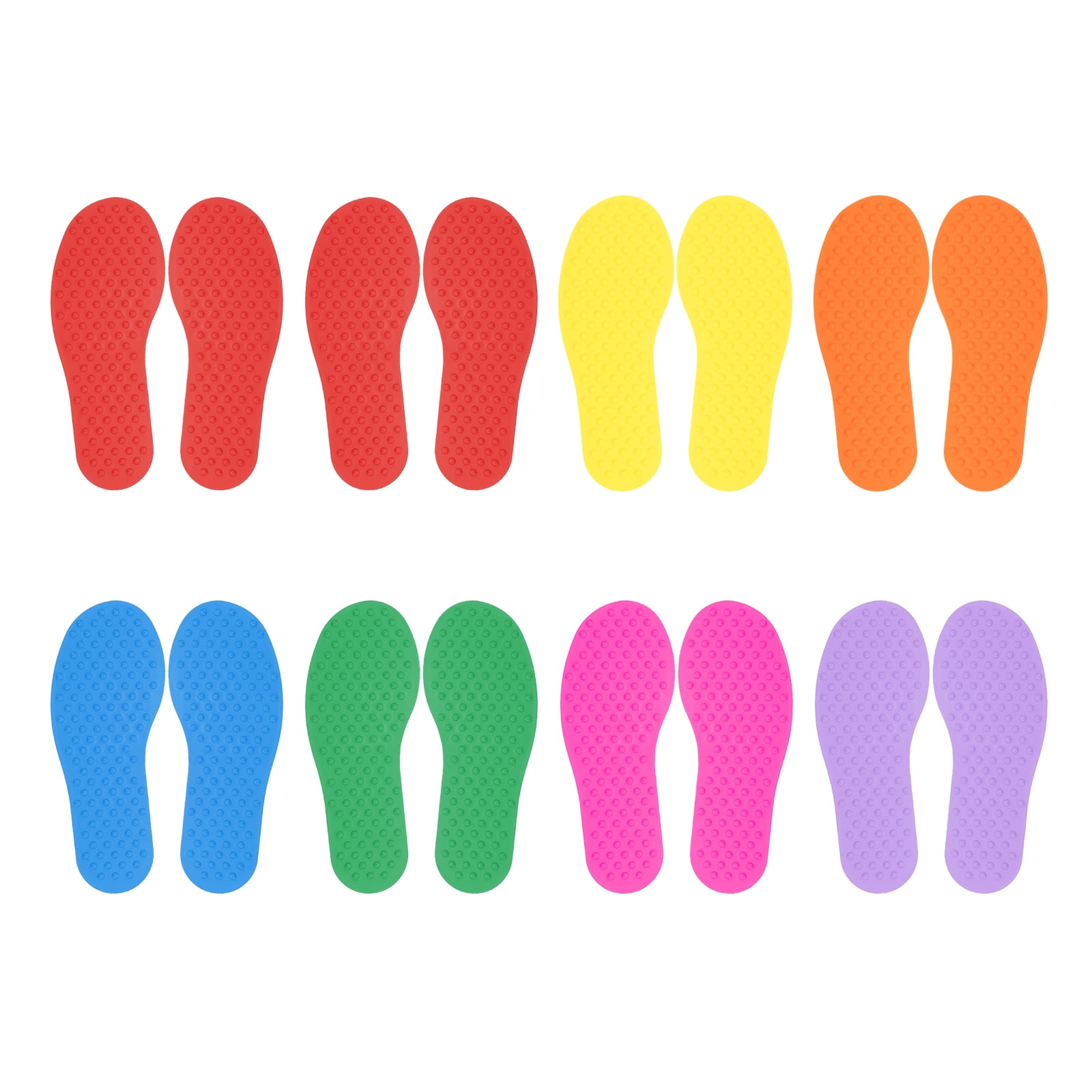 Uxcell Feet Markers for Classroom, Plastic Floor Foot Shaped Non Slip ...