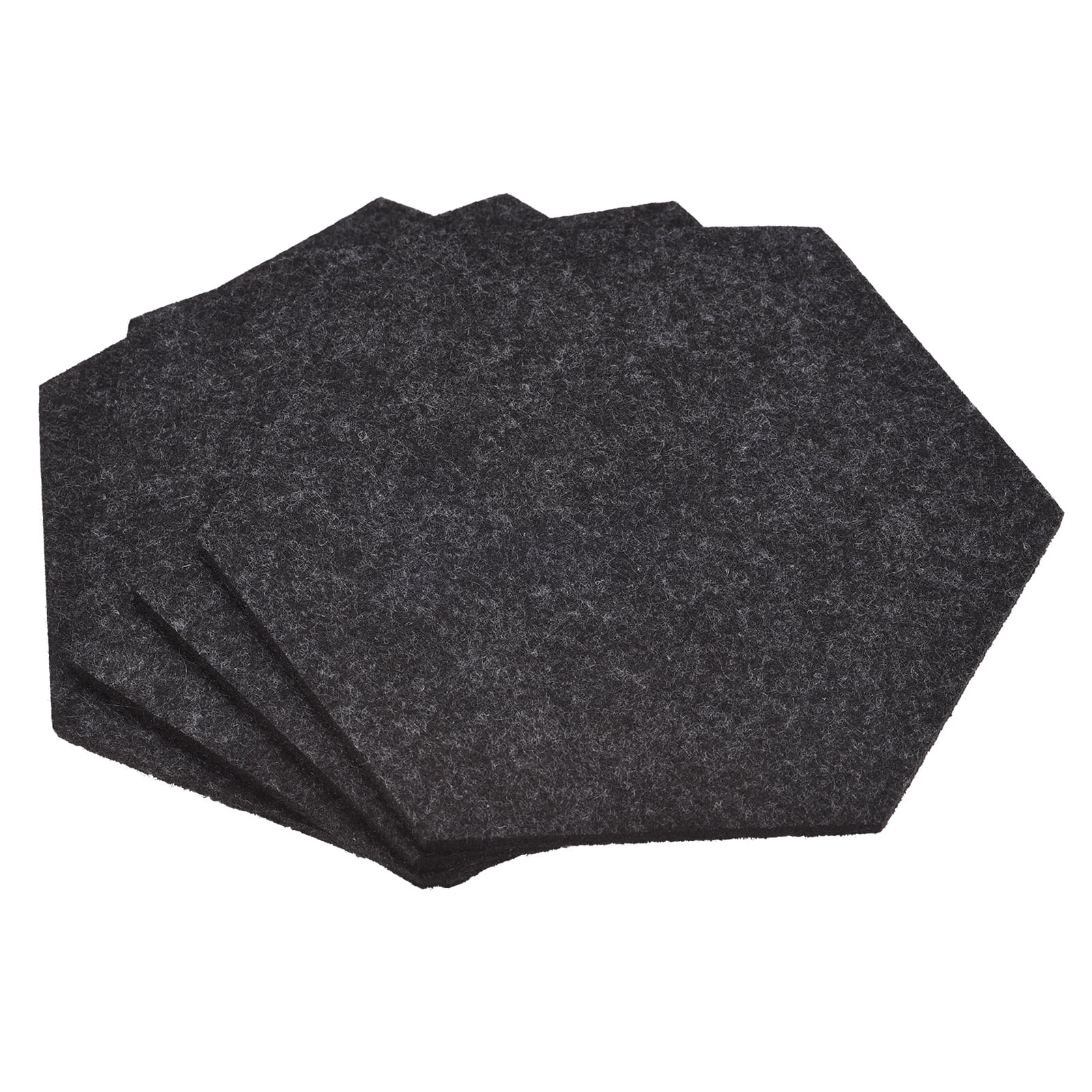 Uxcell Felt Coasters, Hexagonal Absorbent Pad Coaster for Drink Cup Pot ...