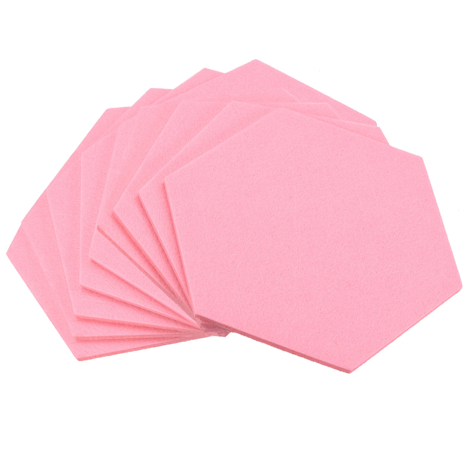 Uxcell Felt Coasters, Hexagonal Absorbent Pad Coaster for Drink Cup Pot ...