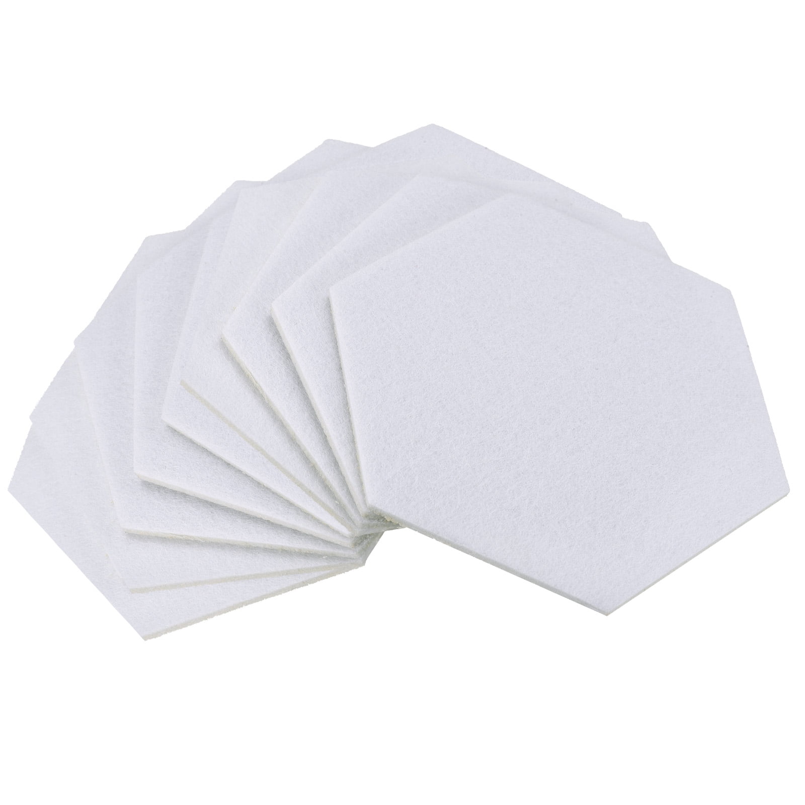 Uxcell Felt Coasters, Hexagonal Absorbent Pad Coaster for Drink Cup Pot ...