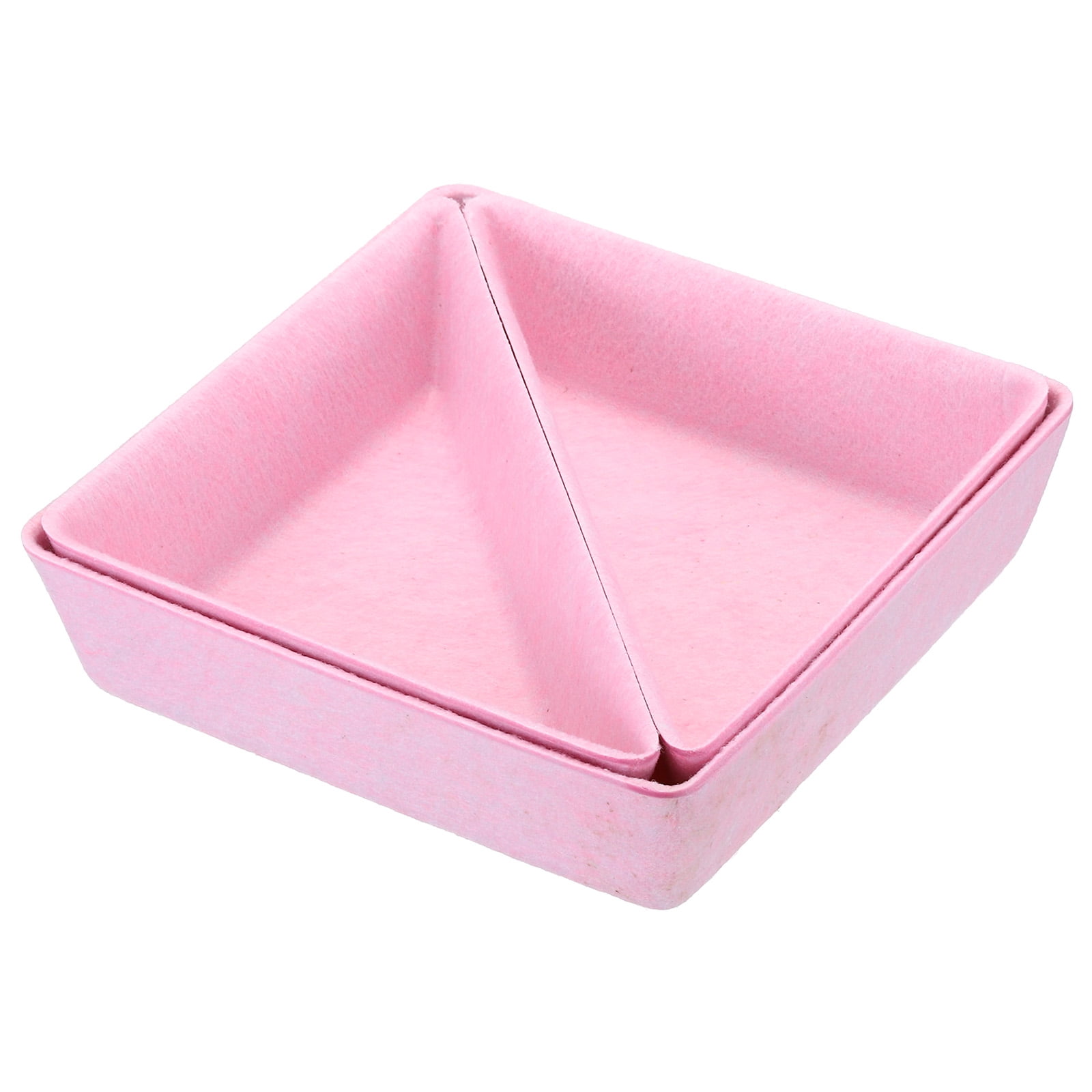 Uxcell Felt Drawer Organizer, 3 Pack Square & Triangle Desk Drawer ...