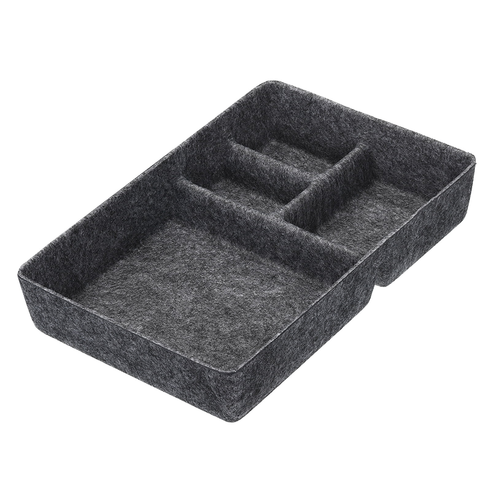Uxcell Felt Drawer Organizer, 4 Compartments Desk Storage Drawers ...