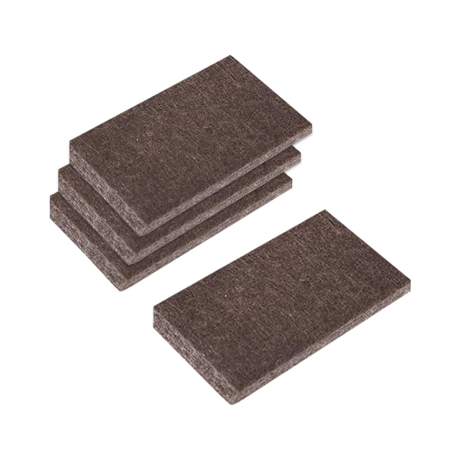 Uxcell Felt Furniture Pads, 40x28mm Self Adhesive Square Floor ...