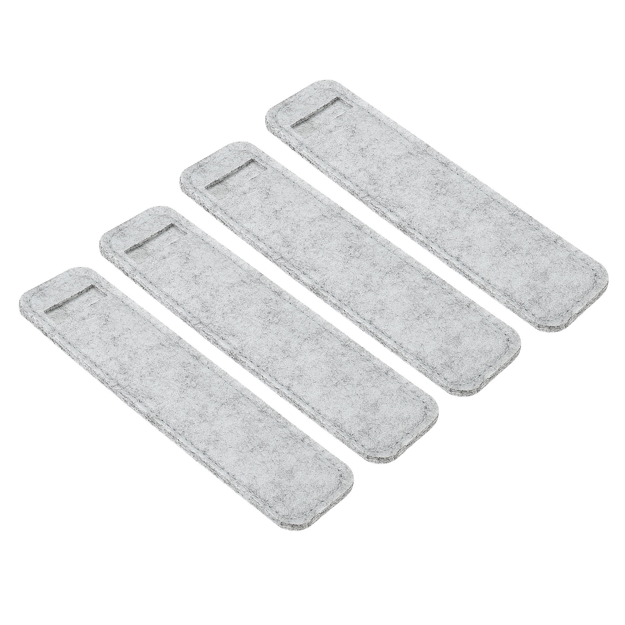 Uxcell Felt Pencil Case Mini Pen Pocket Protector Sleeve Pouch, Gray 4 ...