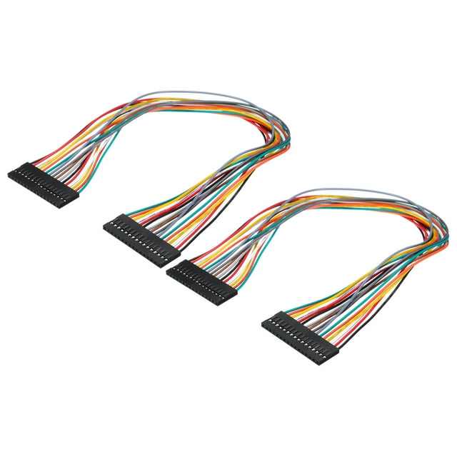 Uxcell Female to Female 16Pin Breadboard Jumper Wire 2.54mm Single Row ...