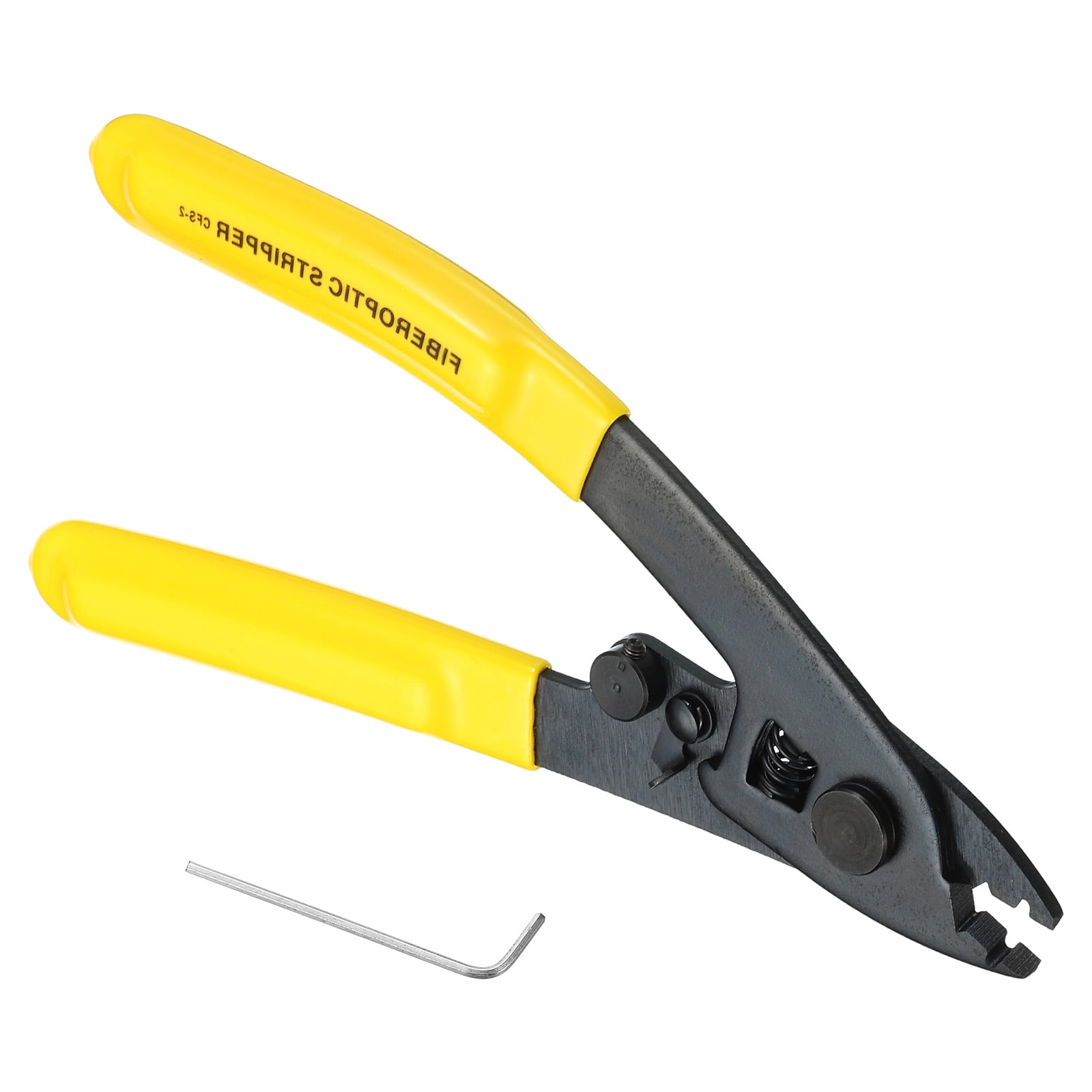 Uxcell Fiber Optical Tool, 2 Hole Fiber Optic Stripper with Ergonomic ...