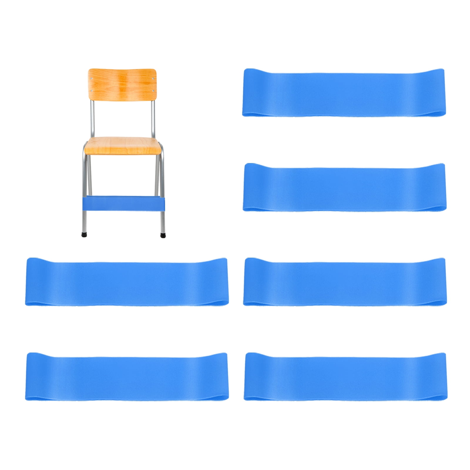 Uxcell Fidget Bands for Classroom Chairs, 6 Pcs Bouncy Bands, Chair ...