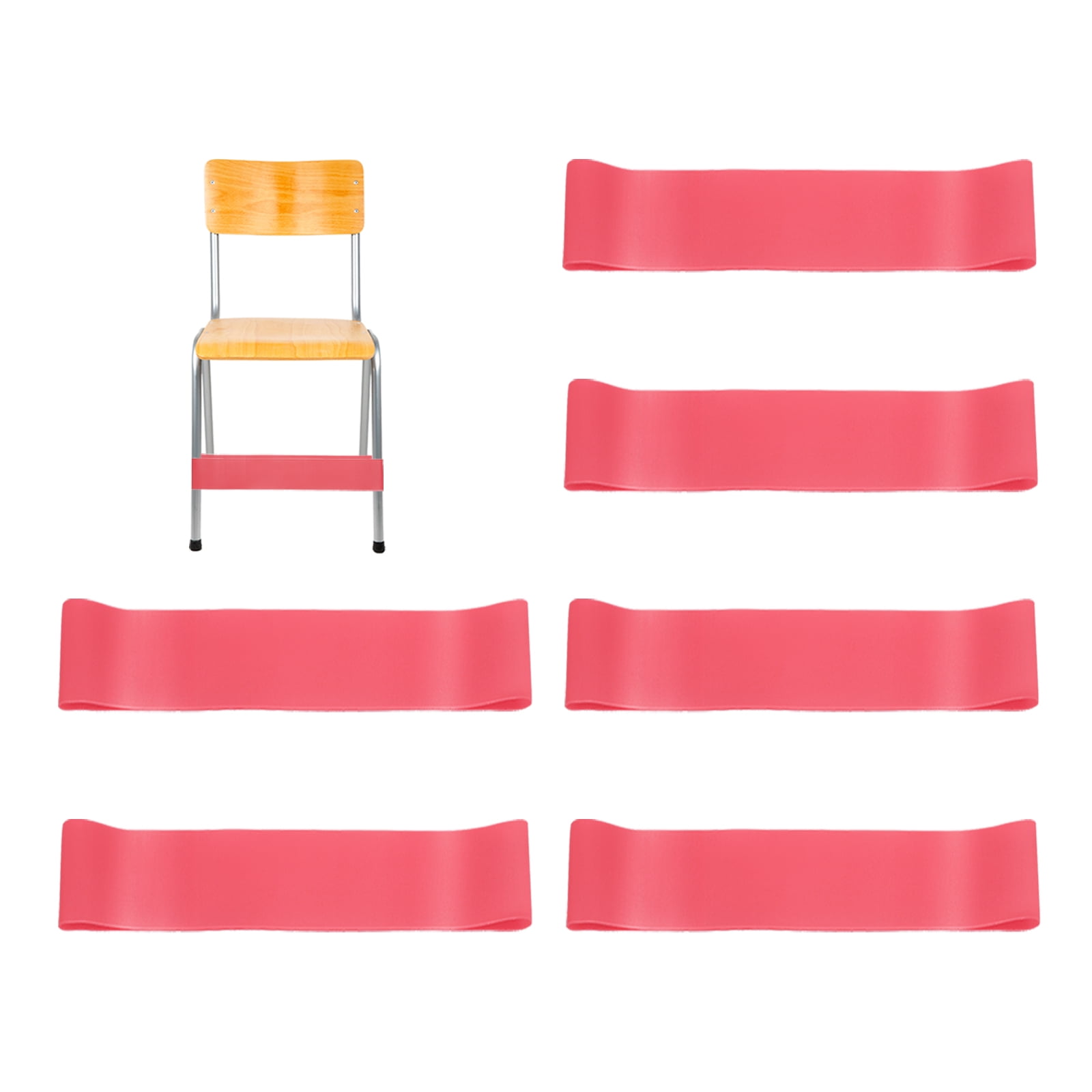 Uxcell Fidget Bands for Classroom Chairs 6 Pcs Bouncy Bands Chair Bands ...
