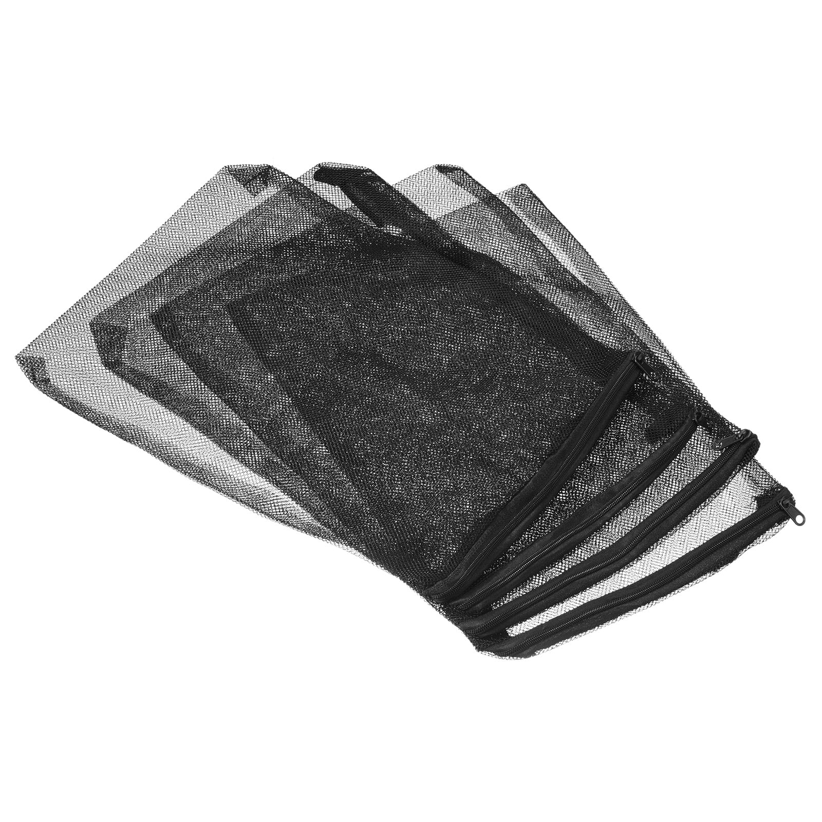 Uxcell Filter Media Bags 33x23cm 2 mm Hole 4 Pack Mesh Bags with Zipper ...