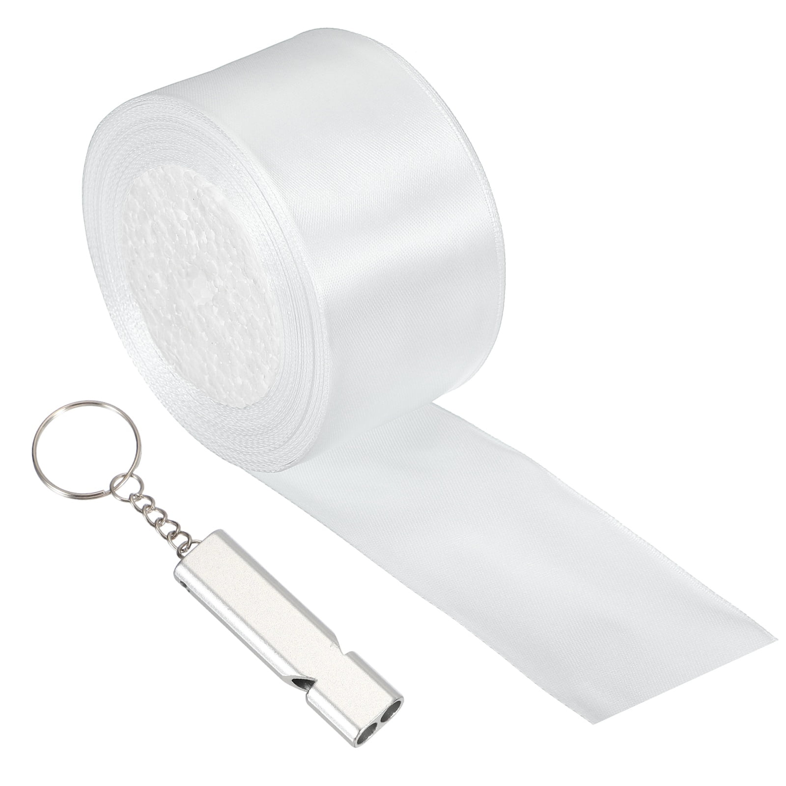 Uxcell Finish Line Satin Ribbon, Double-Faced Polyester Fabric Ribbon ...