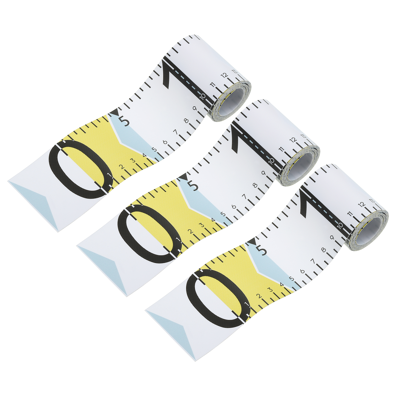 Uxcell Fish Ruler, 3 Pack 53 inch Fish Measuring Tape Waterproof for ...
