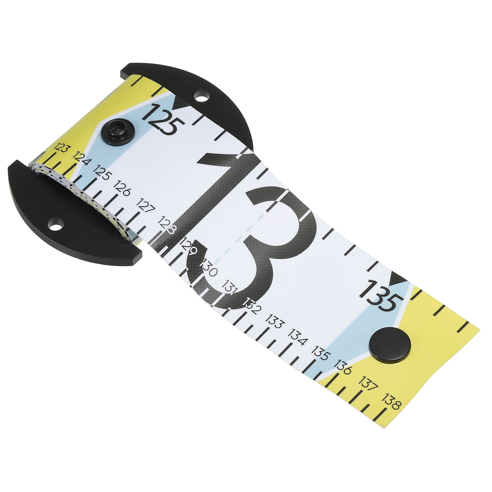 Uxcell 53 inch Waterproof Fish Ruler Measure Tape with Shaft, Yellow ...