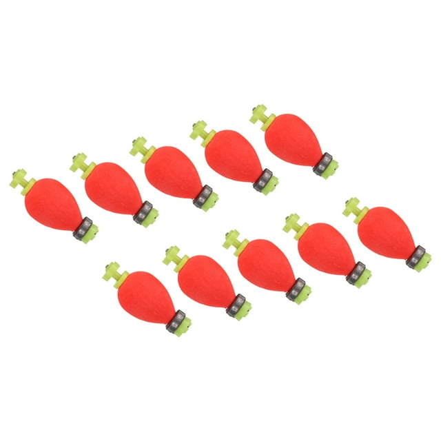 Uxcell Fishing Bobbers Floats 1.4 Inch, Pear Shape EVA Spring Foam ...