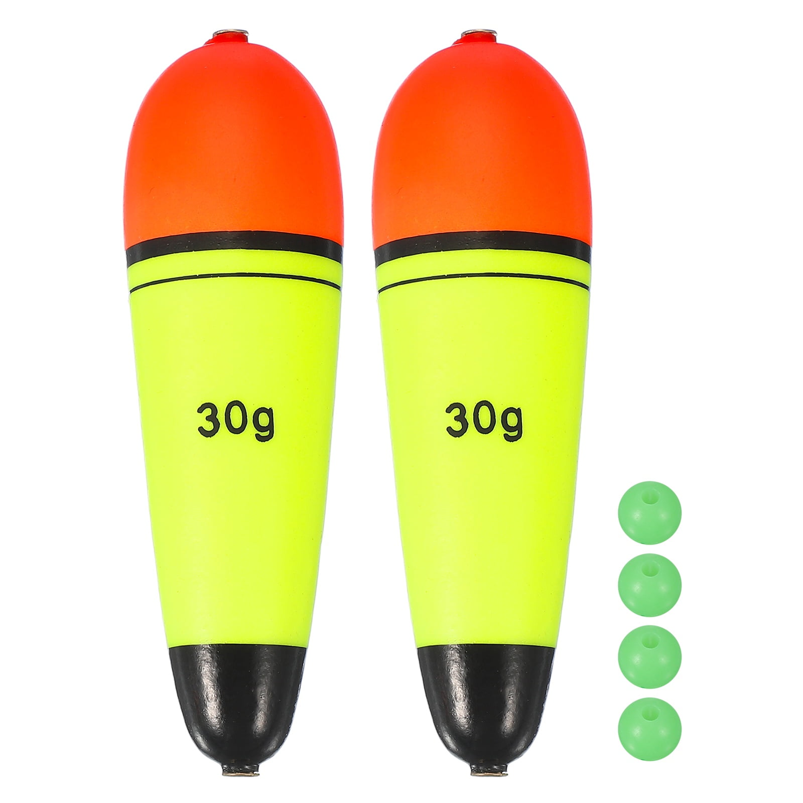 Uxcell Fishing Slip Bobbers, EVA Foam Bobbers with Fish Beads for Carp ...