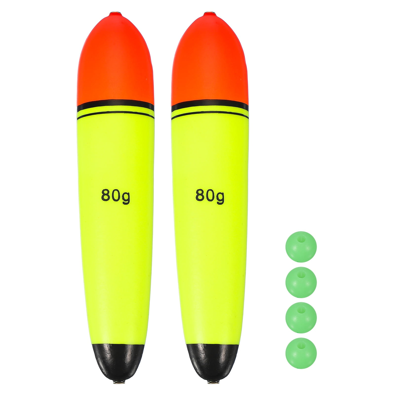 Uxcell Fishing Slip Bobbers, EVA Foam Bobbers with Fish Beads for Carp ...