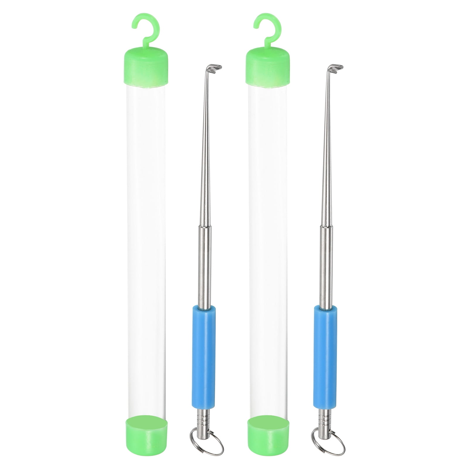 Uxcell Fishing Hook Remover, Stainless Steel Silicone Removal Device ...