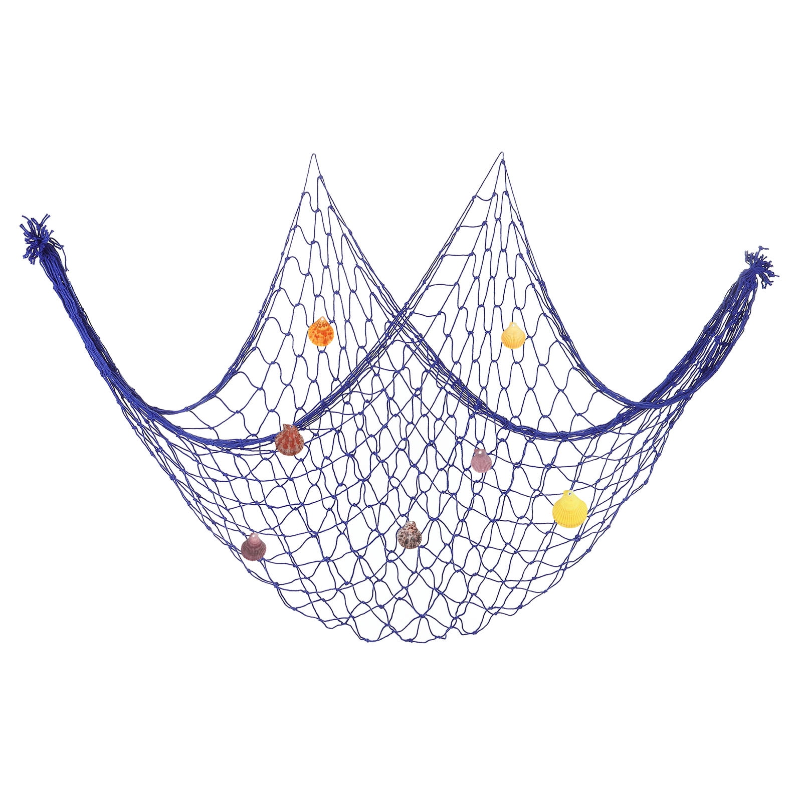 Uxcell Fishing Net Decor, 80" x 40" Fish Net Decor with Sea Shells ...