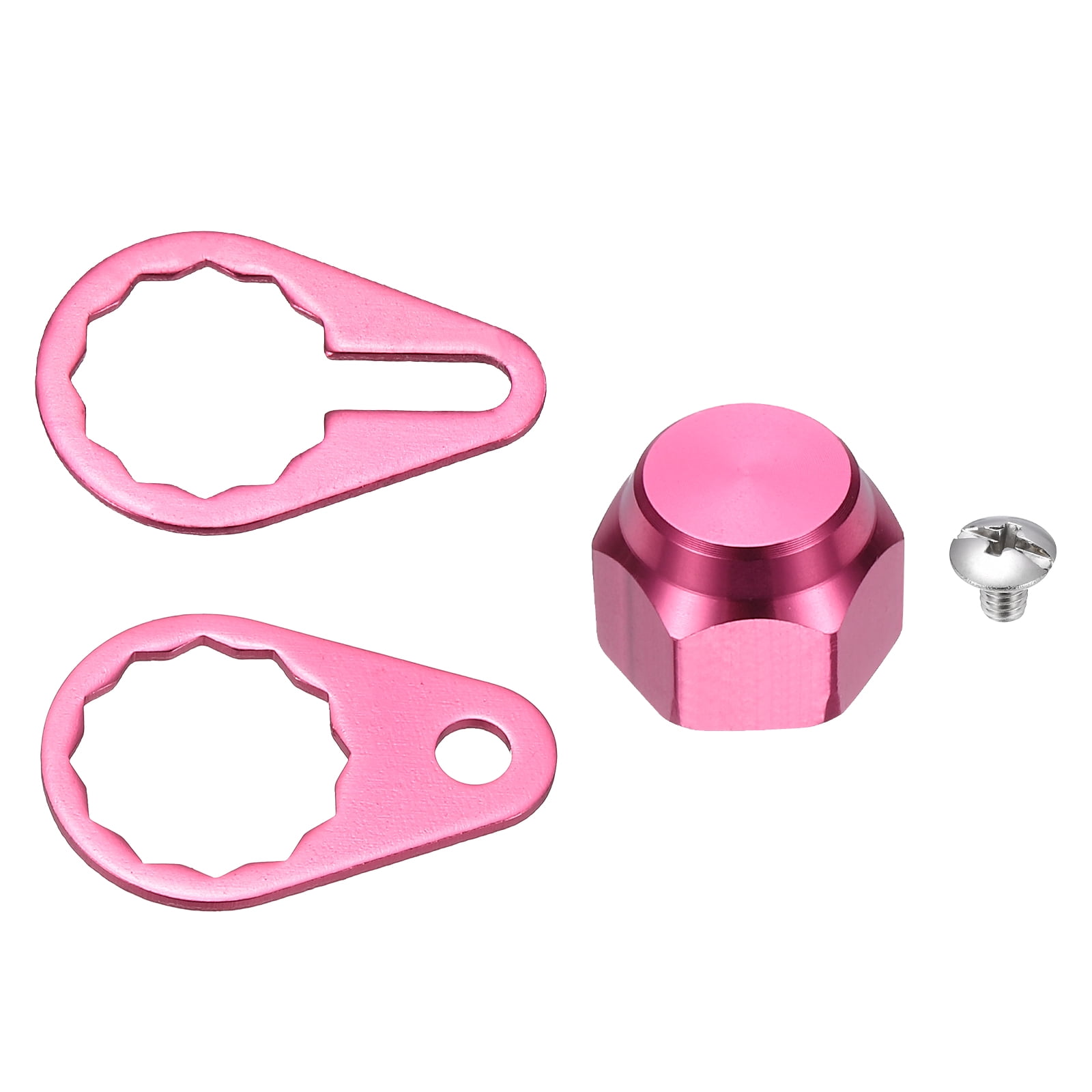 Uxcell Fishing Reel Screw Nut Caps, M8 Left Handle Knob Locking Plate ...