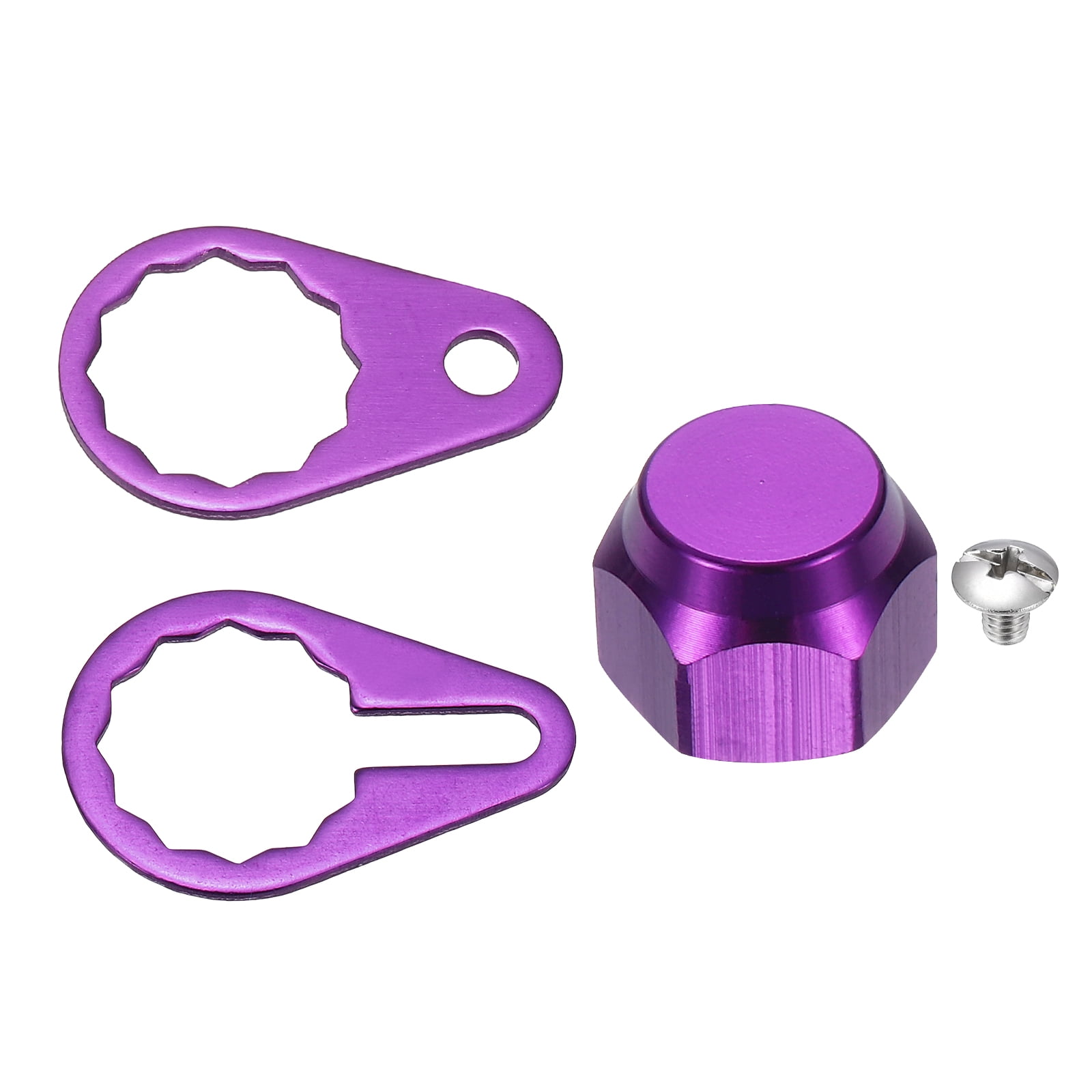 Uxcell Fishing Reel Screw Nut Caps, M8 Left Handle Knob Locking Plate ...
