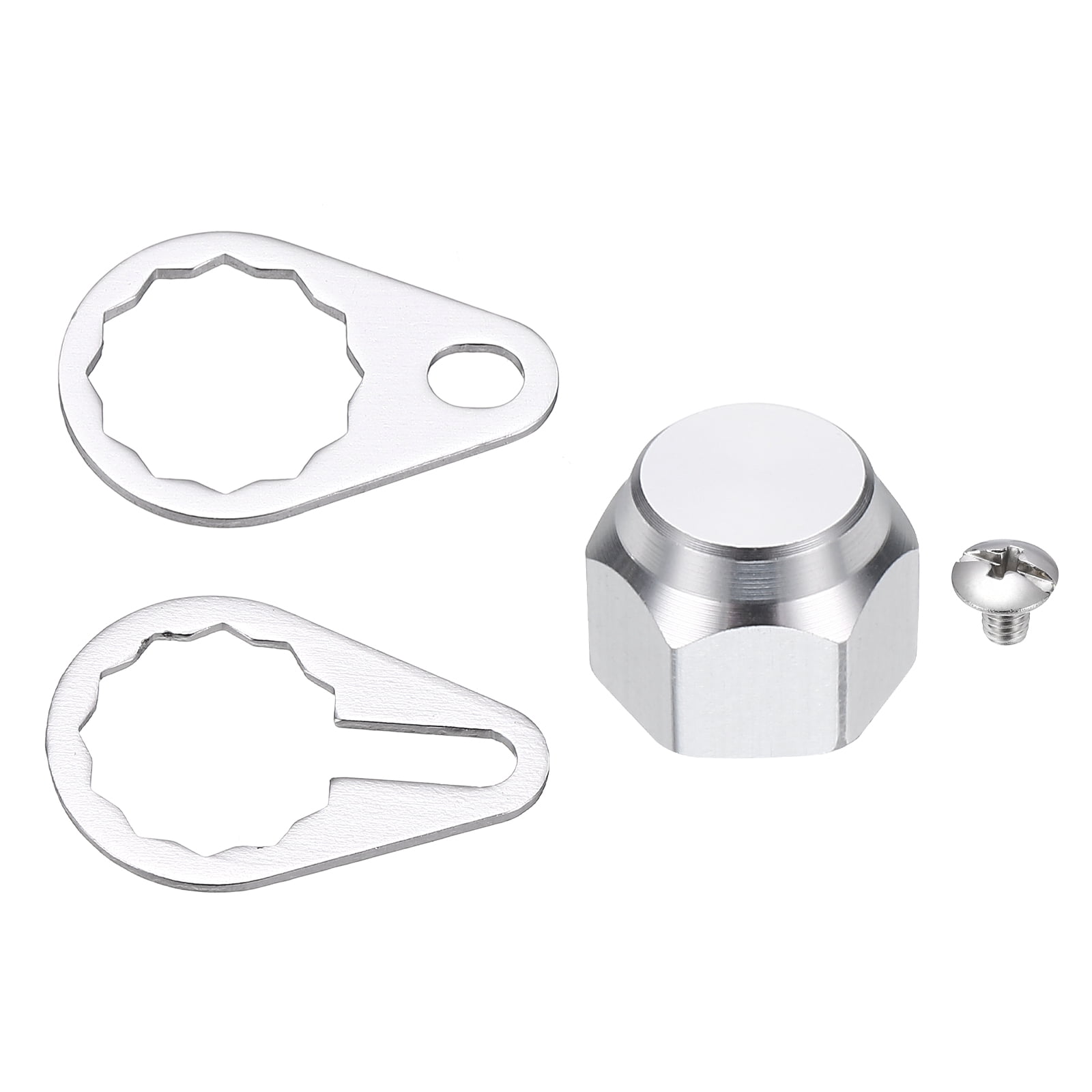 Uxcell Fishing Reel Screw Nut Caps, M8 Right Handle Knob Locking Plate ...