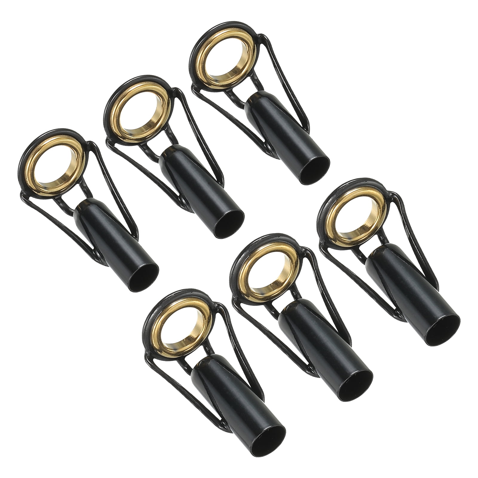 Uxcell Fishing Rod Tips Repair Kit 5mm/5.5mm Tube Dia, 6 Pcs Stainless ...