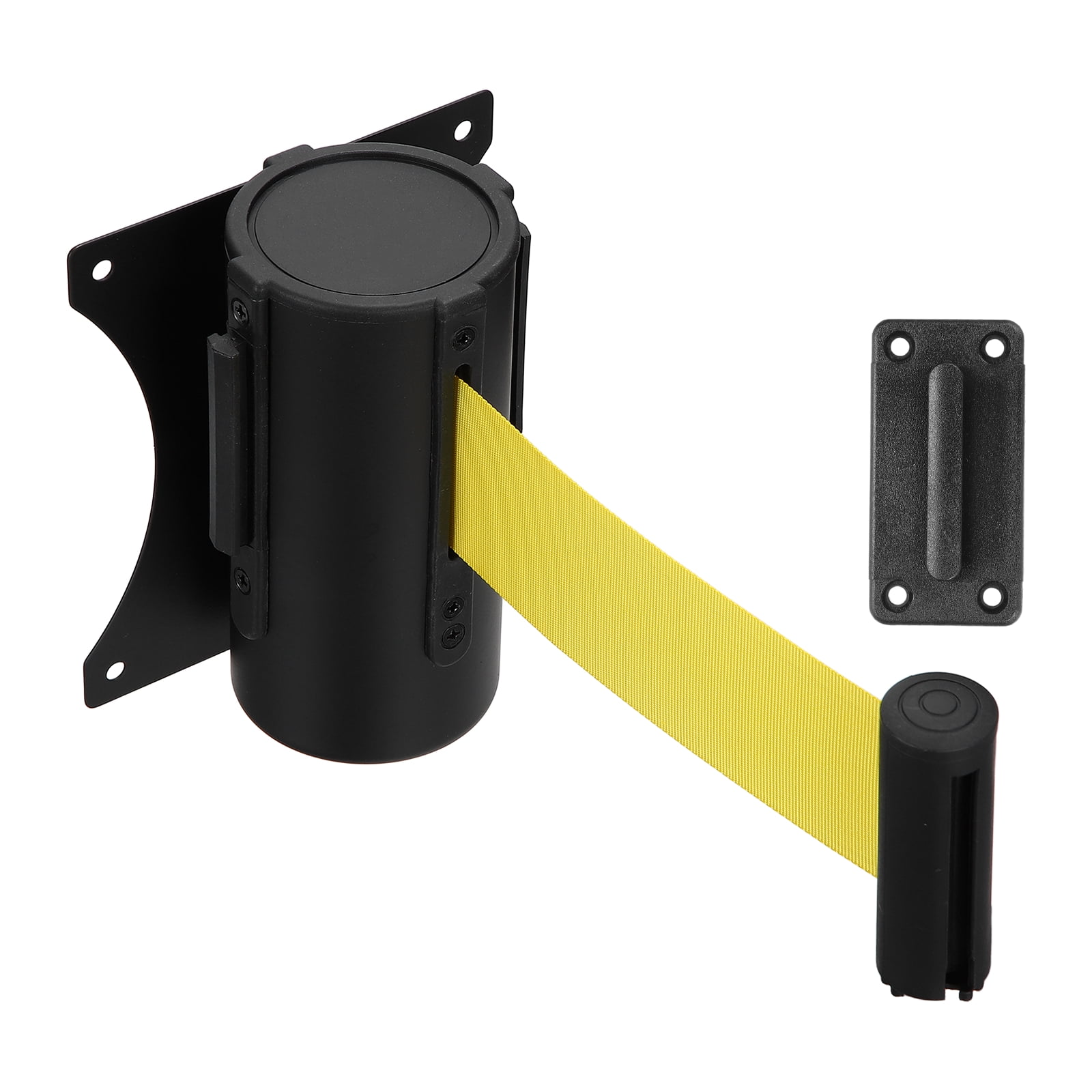 Uxcell Fixed Wall Mount Retractable Belt Barrier (16 Feet, Yellow) (1 ...