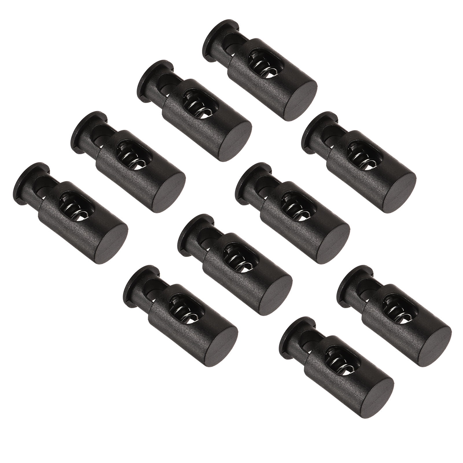 Uxcell Flag Plastic Spring Stoppers for Garden Flag Stand Poles Black ...