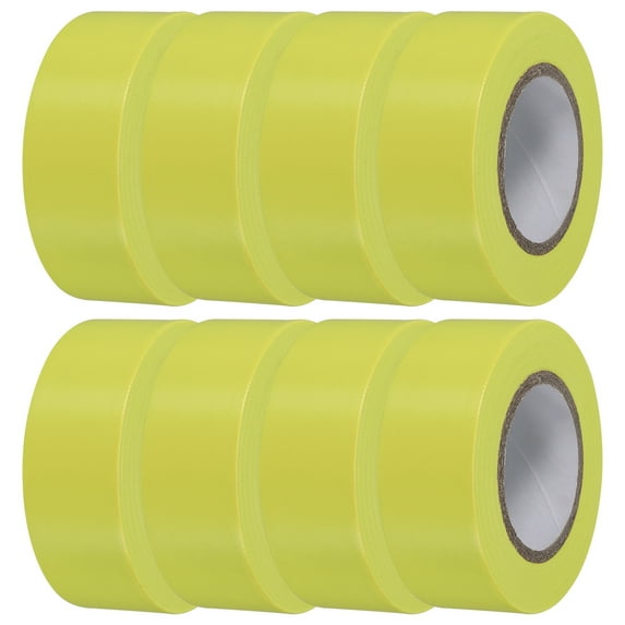 Uxcell Flagging Tape Non-Adhesive Plastic Neon Survey Marking Tape for ...