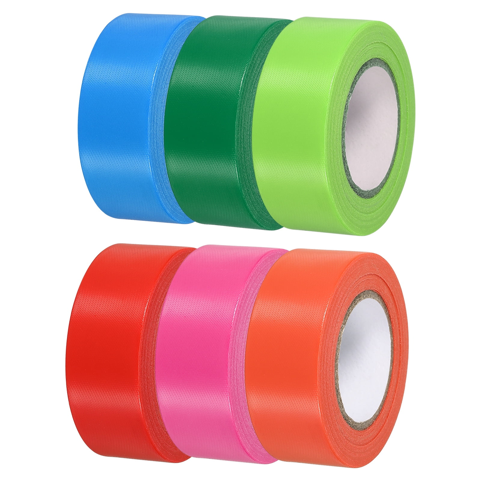 Uxcell Flagging Tape Non-Adhesive Plastic Neon Survey Marking Tapes for ...