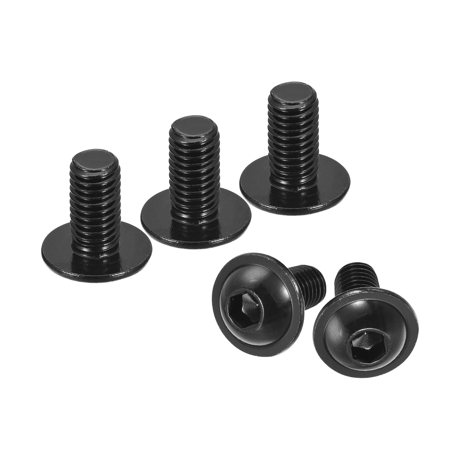 Uxcell Flanged Button Head Socket Cap Screws, 50 Pcs M8x16mm - 304 ...