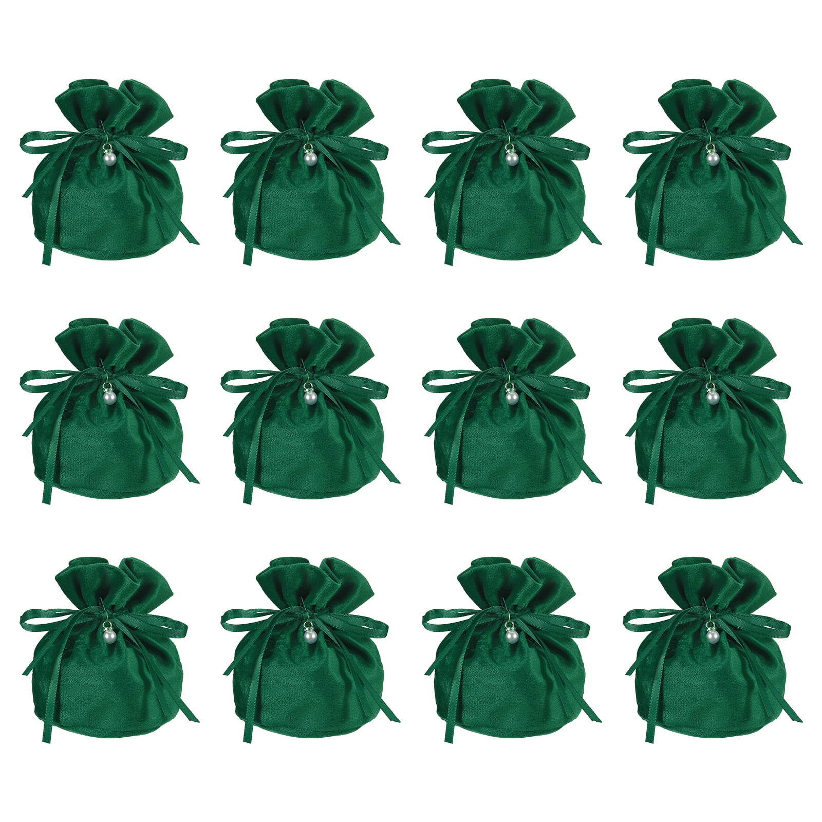Uxcell Flannel Drawstring Gift Bags, Jewelry Pouches Mini Gift ...