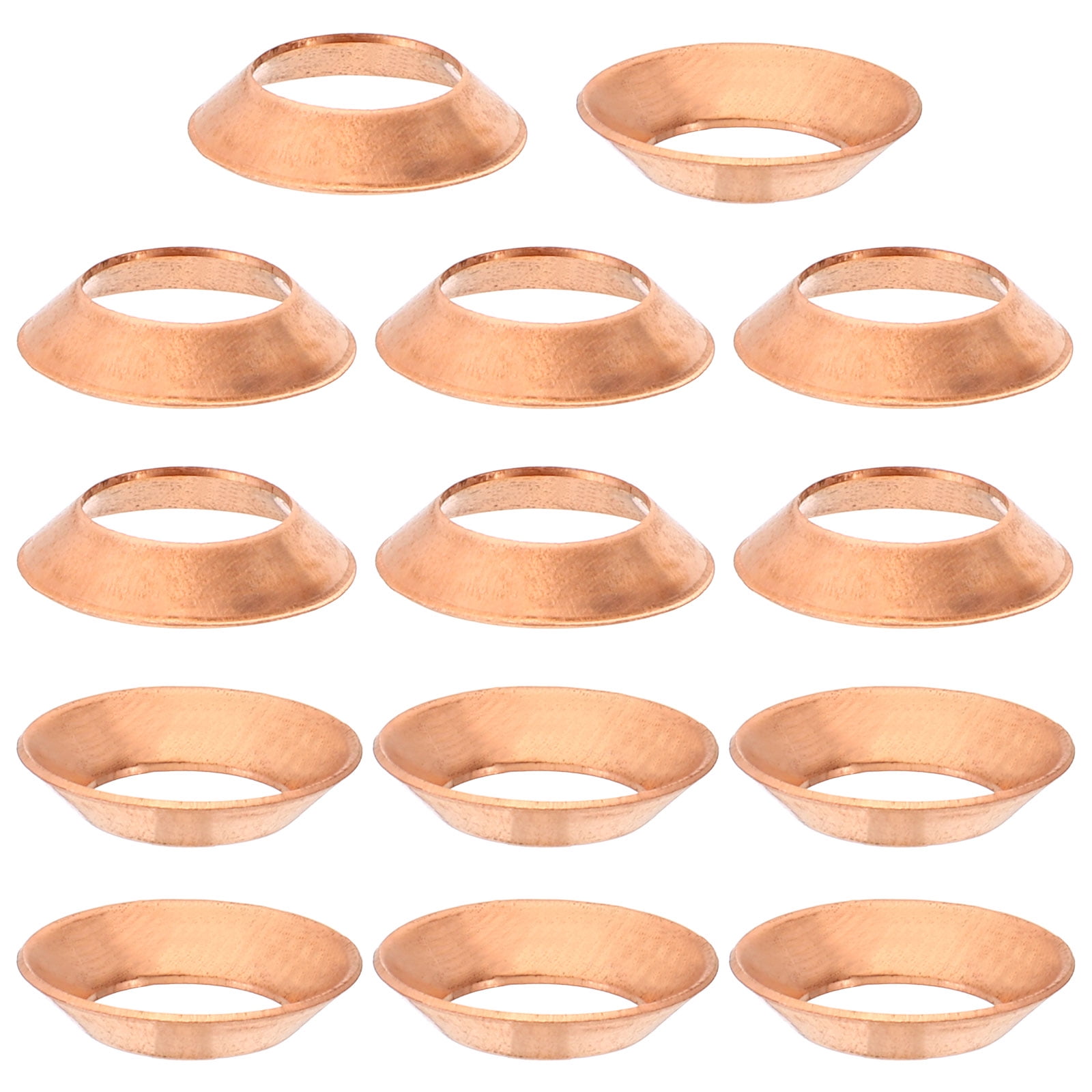 Uxcell Flare Gasket,10Pcs Fit for 1/2" Tube Size 45 Degree Copper ...