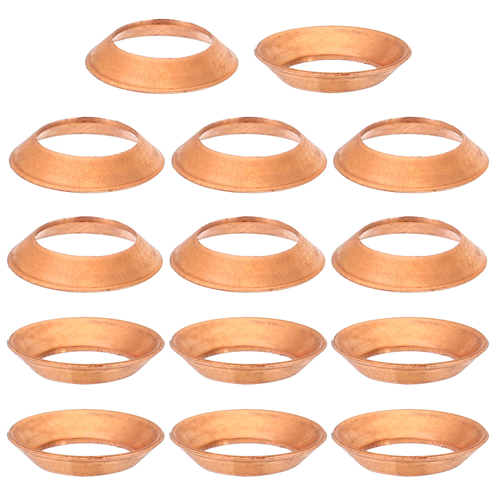 Uxcell Flare Gasket,10Pcs Fit for 3/8" Tube Size 45 Degree Copper ...