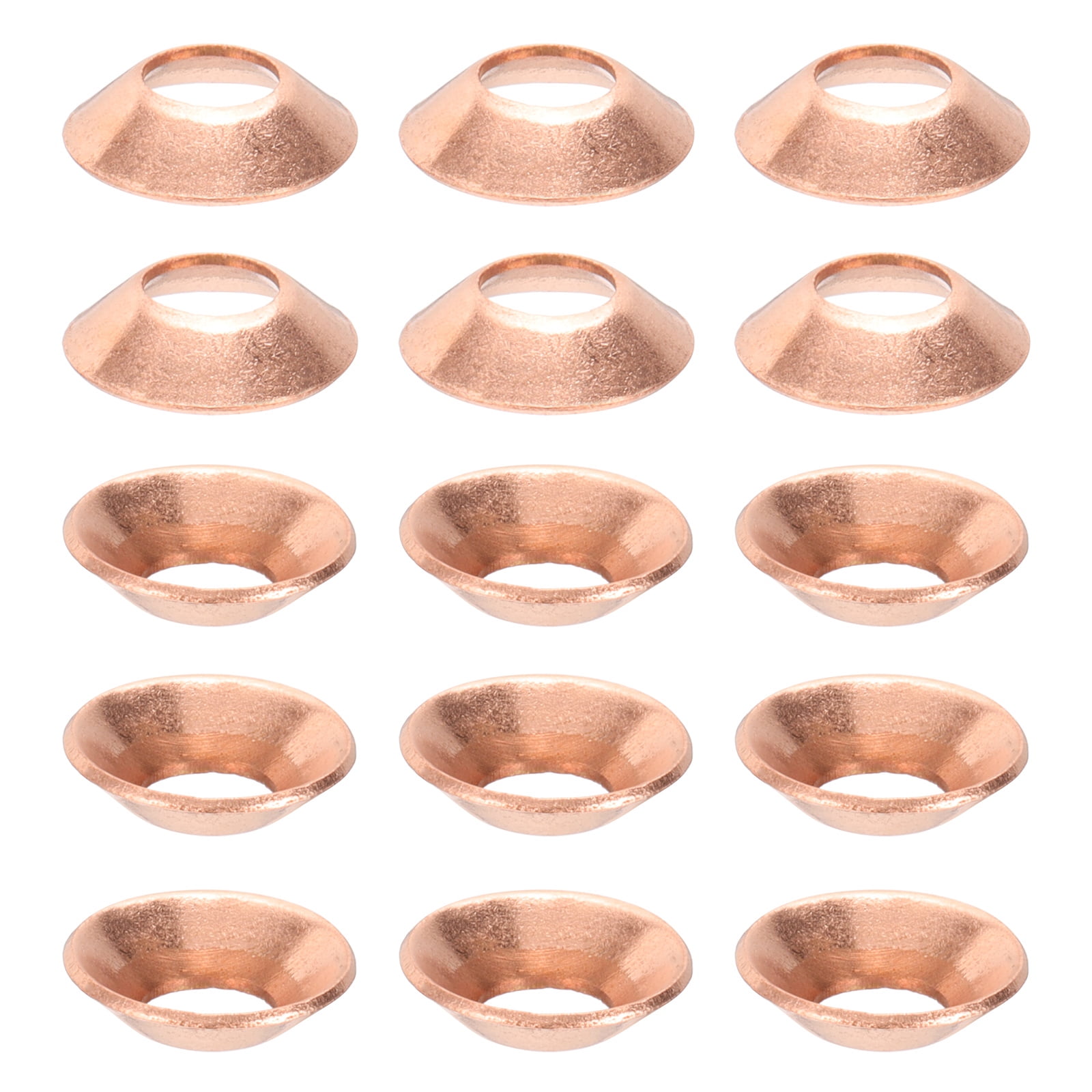 Uxcell Flare Gasket, 15 Pcs Fit for 1/4" Tube Size 45 Degree Copper ...