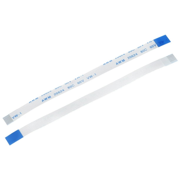 Uxcell Flat Flexible Cable Ribbon Wire 10 Pin 0.5mm 100mm (B Type) for ...