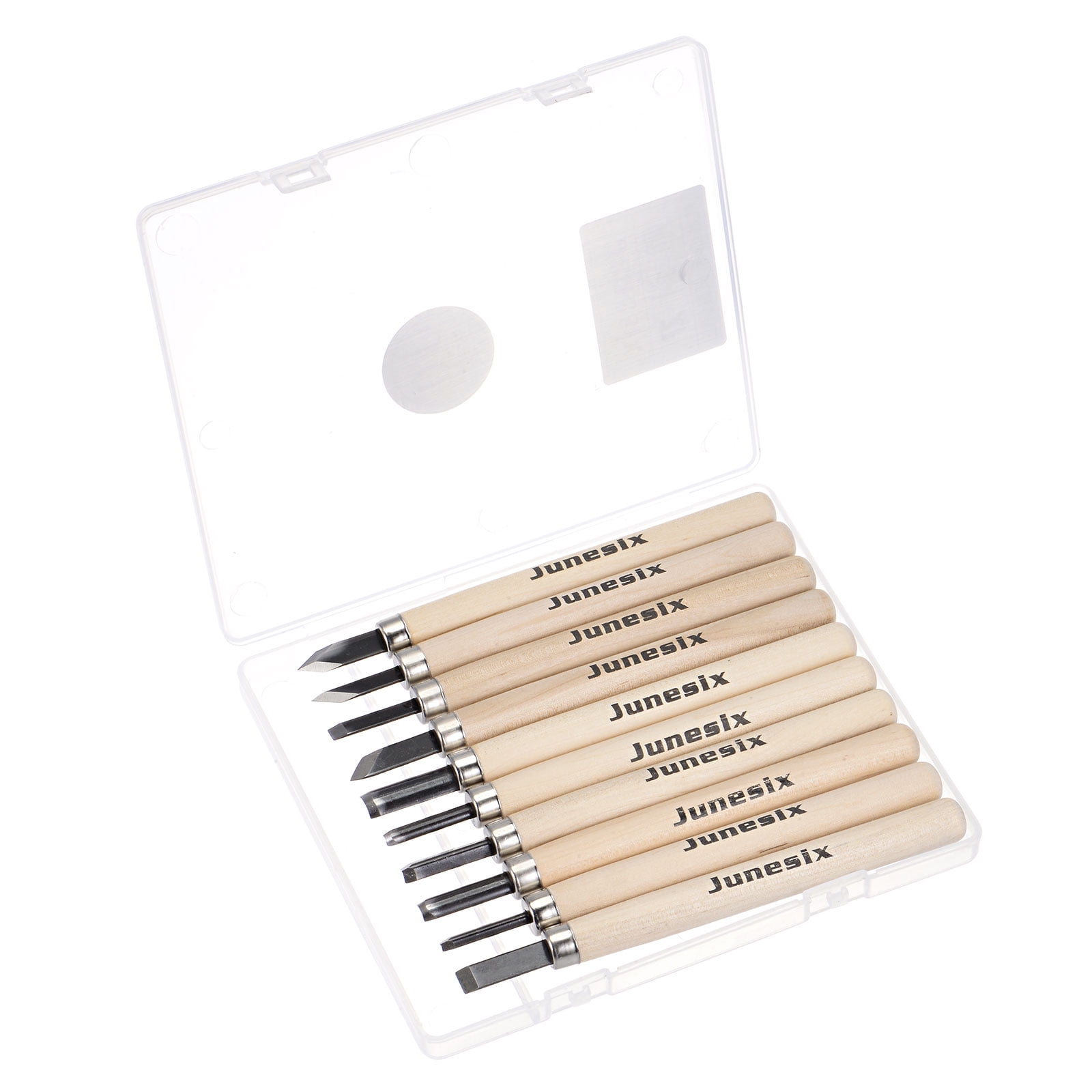 Uxcell Flat Half-round Triangle Diagonal Pointed Craft Carving Knife 1 ...