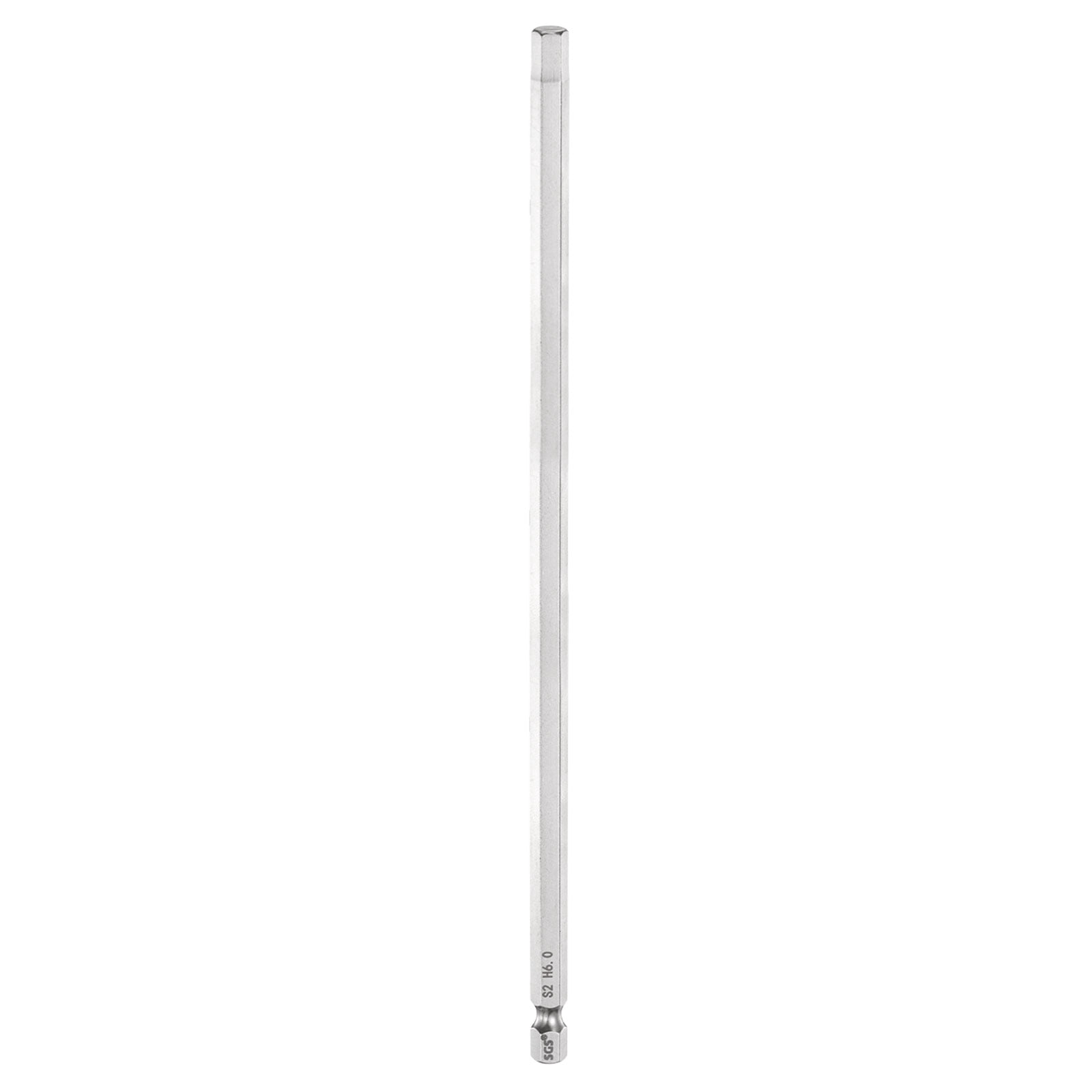Uxcell Flat Hex Screwdriver Bit 6mm (H6) 1/4" Hex Shank 8" Long ...