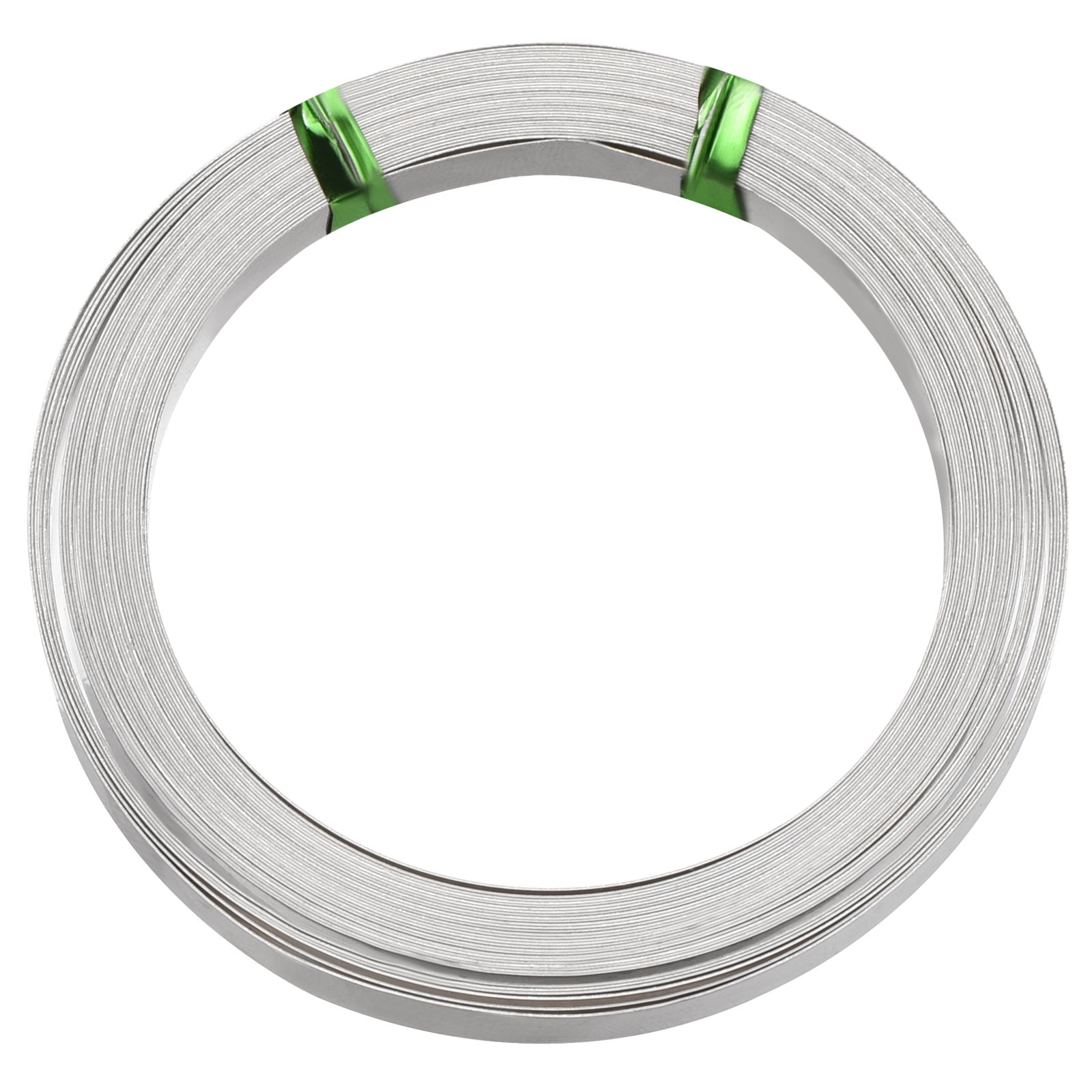 Uxcell Flat Nickel Silver Wire, 2 Rolls 32Gauge/0.2x5mm 6m/19.69ft Flat ...