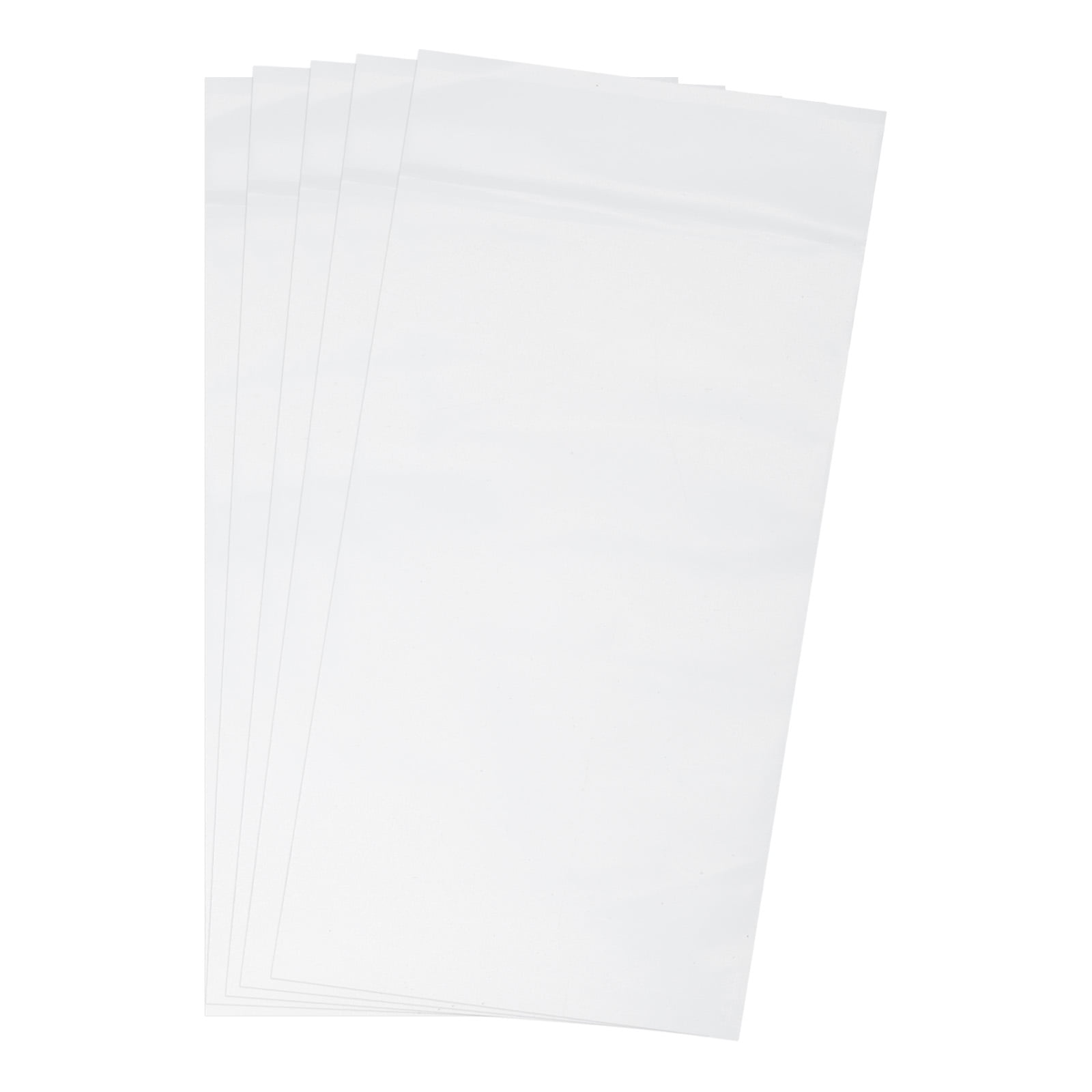 Uxcell Flat Open Clear Poly Bags,PE Plastic 4Mil 3.94"x7.78"For Clothes ...