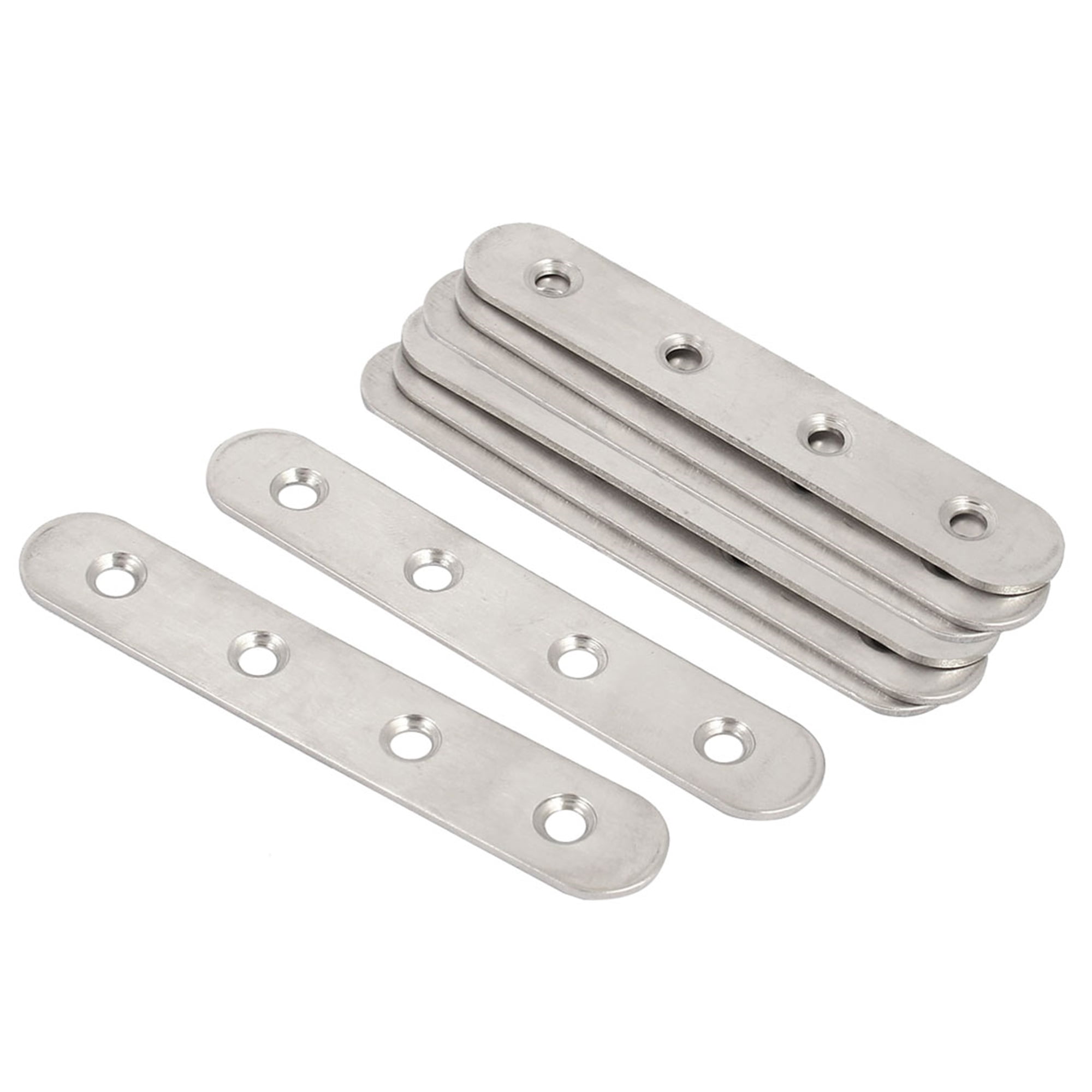 Uxcell Flat Straight 4 Holes Repair Mending Fixing Fastener 100x17x2mm ...
