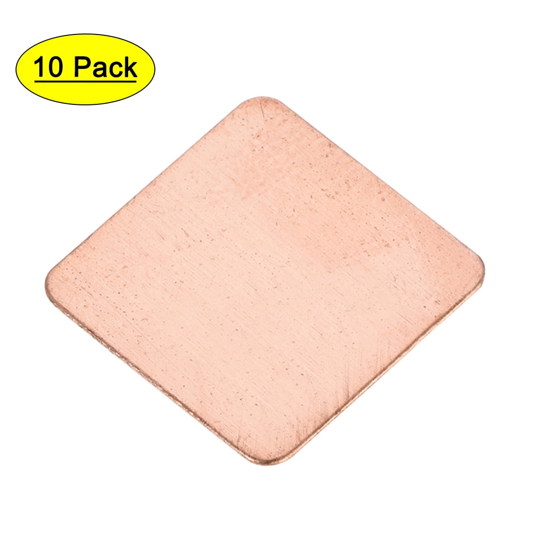 Uxcell Flat Thermal Pad IC Chipset Copper Heatsink for CPU GPU Chip 15 ...