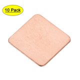 Uxcell Flat Thermal Pad IC Chipset Copper Heatsink for CPU GPU Chip 15 ...