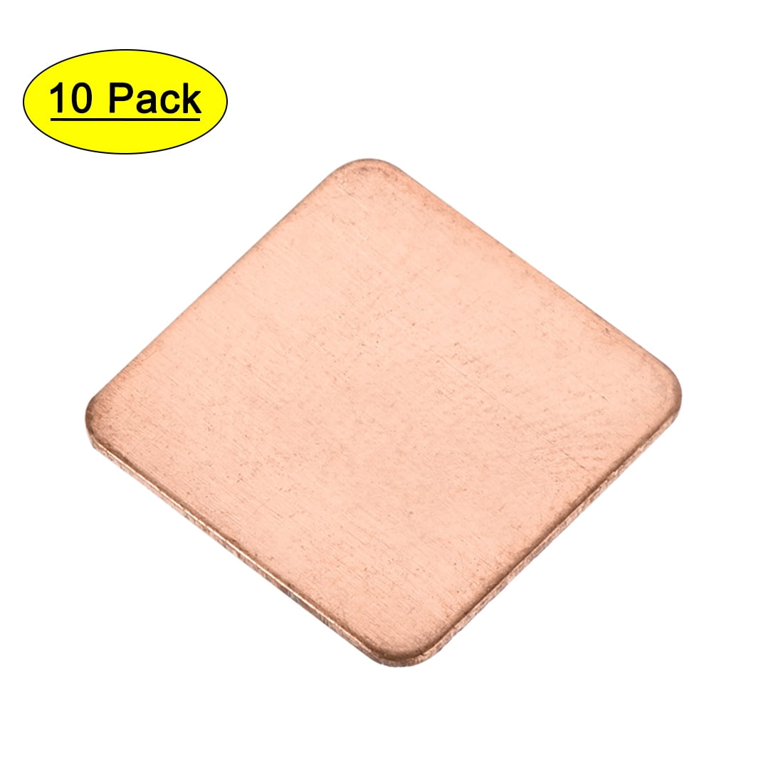 Uxcell Flat Thermal Pad IC Chipset Copper Heatsink for CPU GPU Chip 15 ...